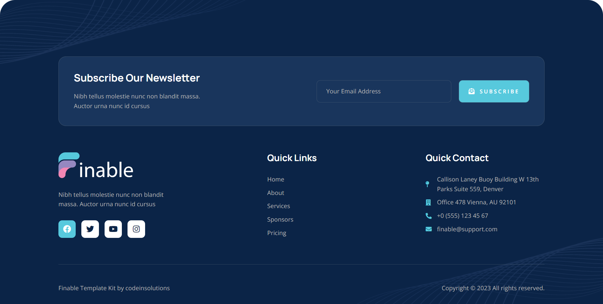 Finable - Online Payment Gateway & Fintech Elementor Template Kit by codeinsolutions